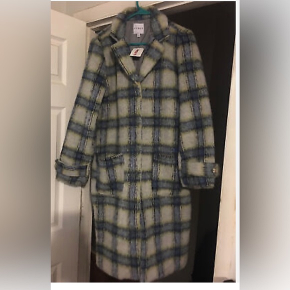 Cyrus | Jackets & Coats | Nwt Cyrus Wool Blend Plaid Coat | Poshmark